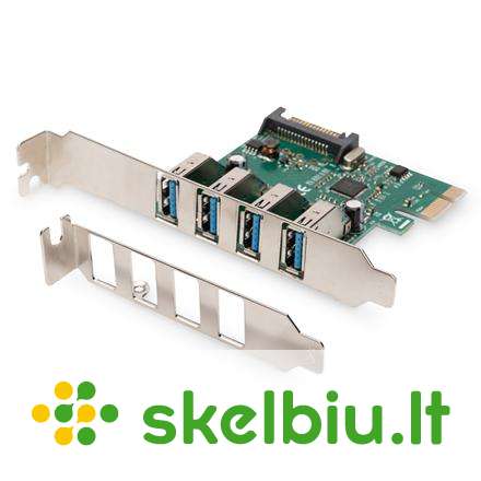 Digitus Usb 3.0 Pci-e plokštė - Skelbiu.lt