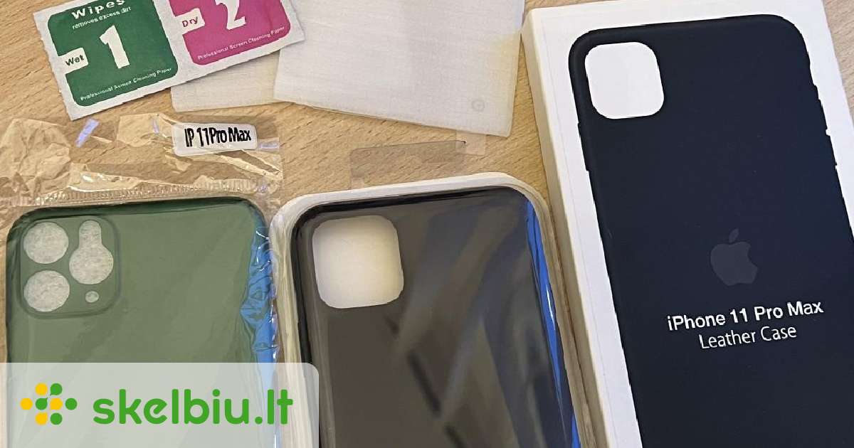 Apple iPhone 11 pro max dėkliukai - Skelbiu.lt