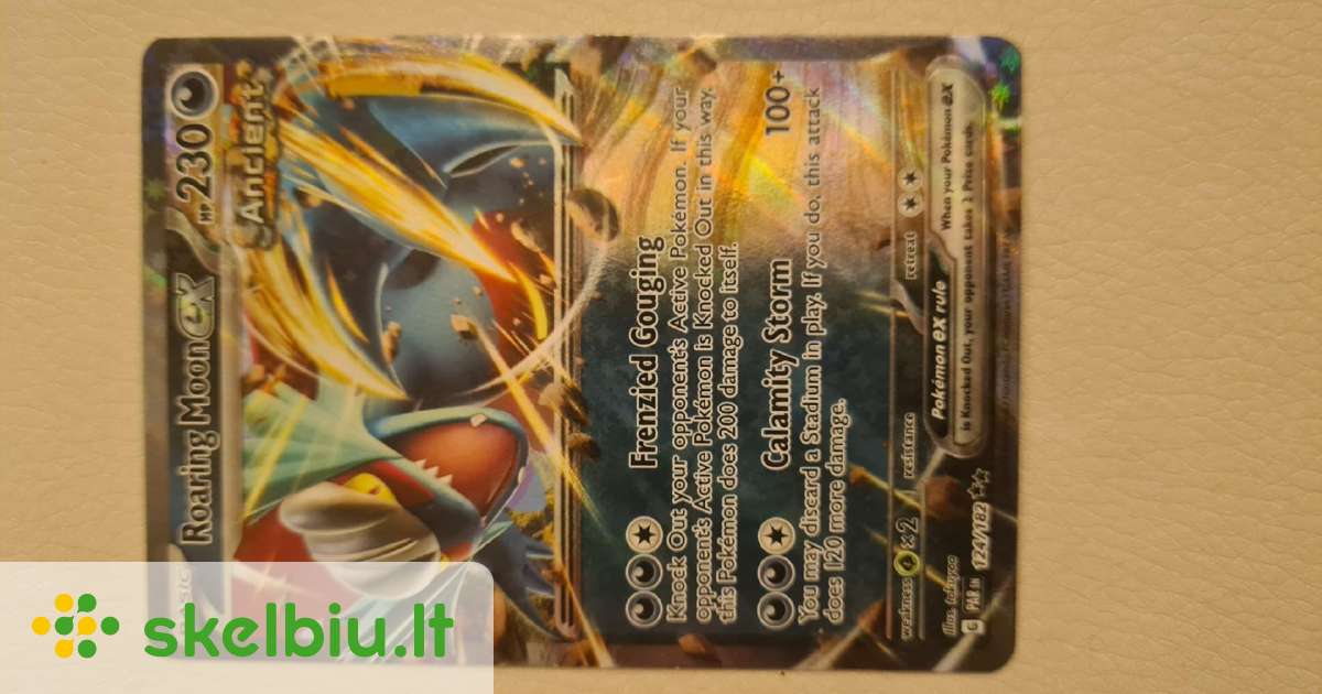 Pokemon Roaring Moon ex korta - Skelbiu.lt