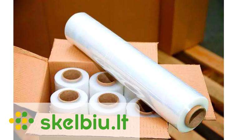 Pakavimo plėvelė Stretch / Dėžutės / Lipni juosta - Skelbiu.lt