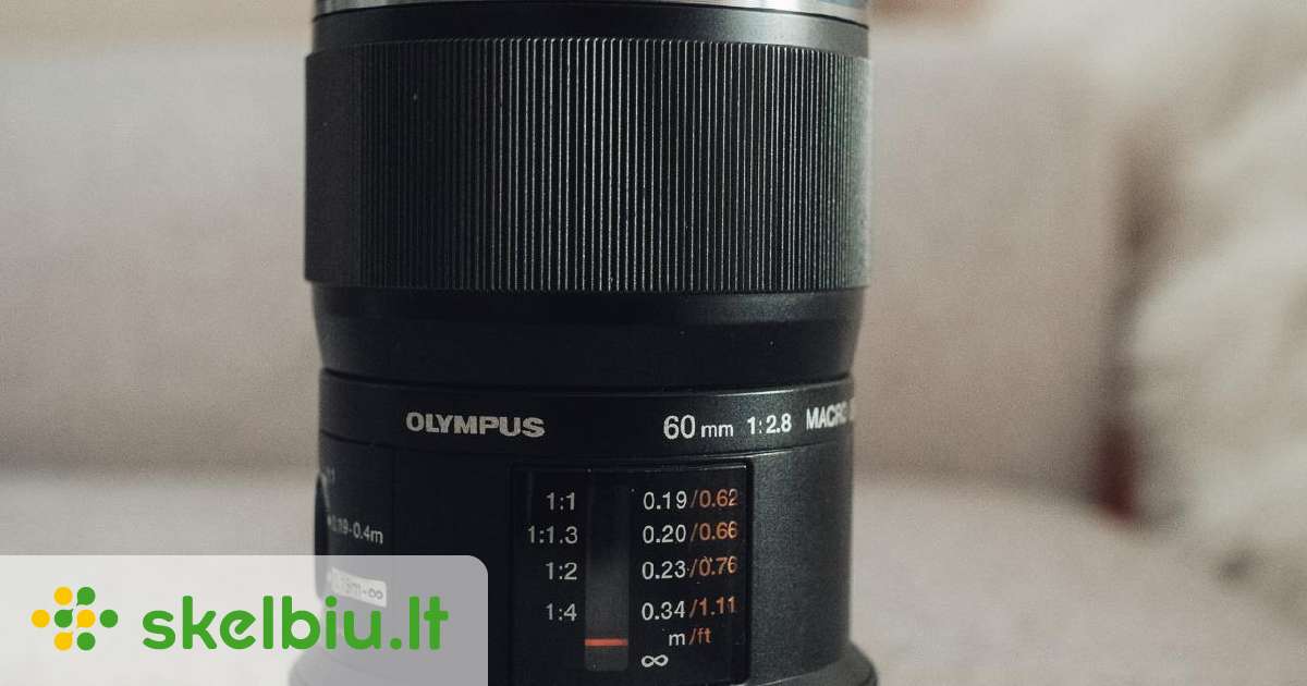 Olympus f2.8 60mm Macro - Skelbiu.lt