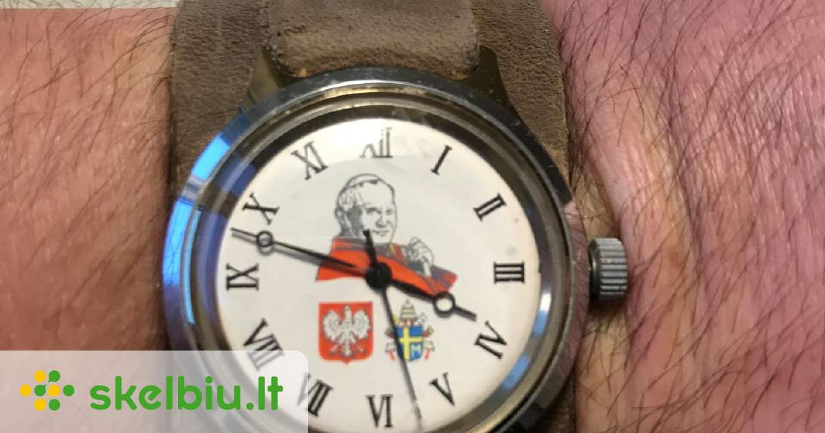 Mechaninis laikrodis Jonas Paulius II - Skelbiu.lt