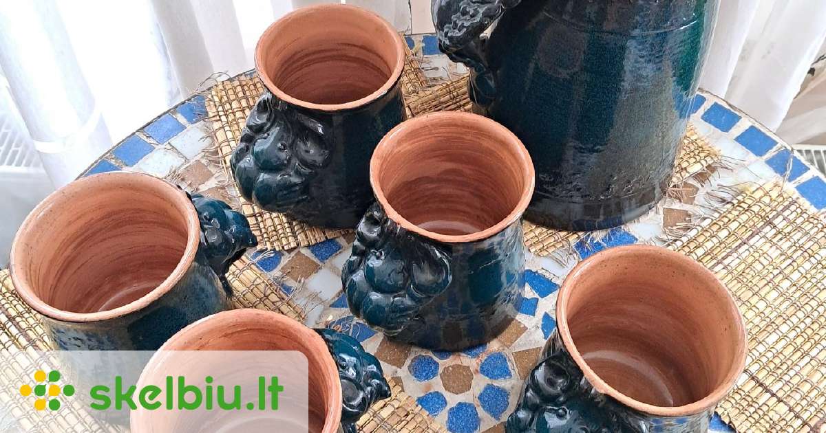 Ąsotis ir 6 bokalai - Skelbiu.lt