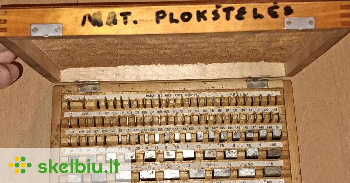 Kalibrinės matavimo plokštelės - Skelbiu.lt