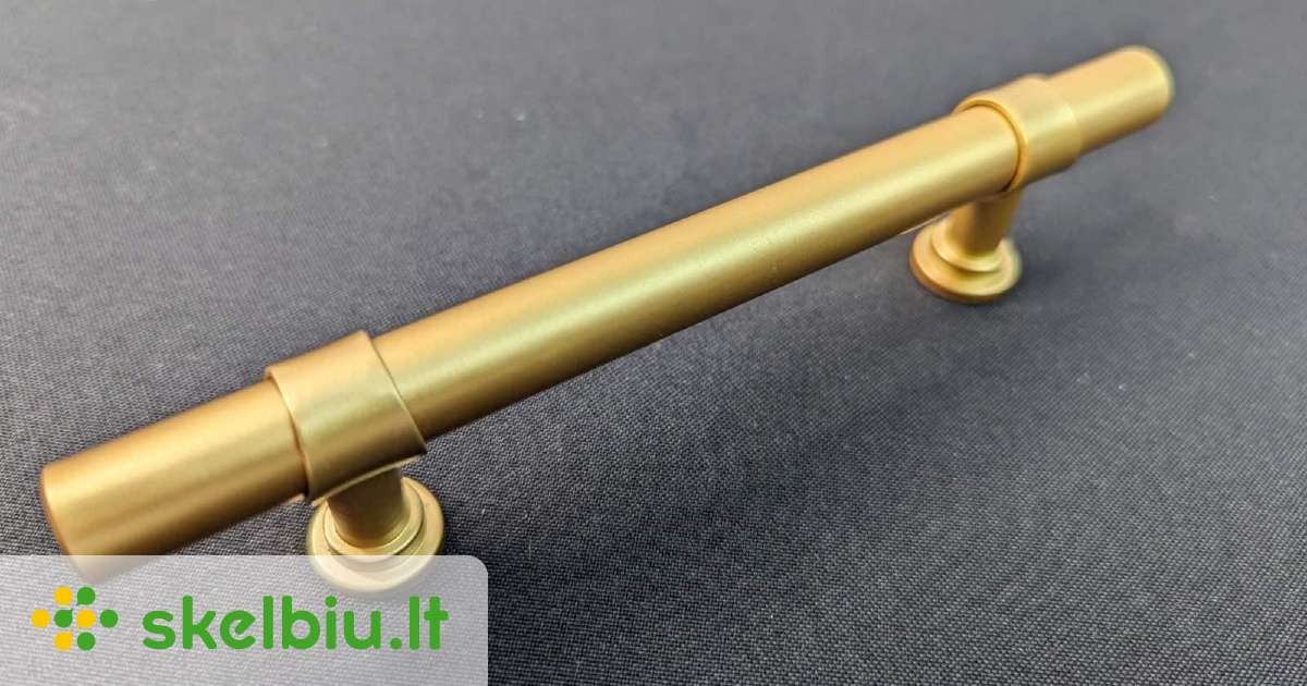 Baldų rankenėlės - aukso spalvos - Skelbiu.lt