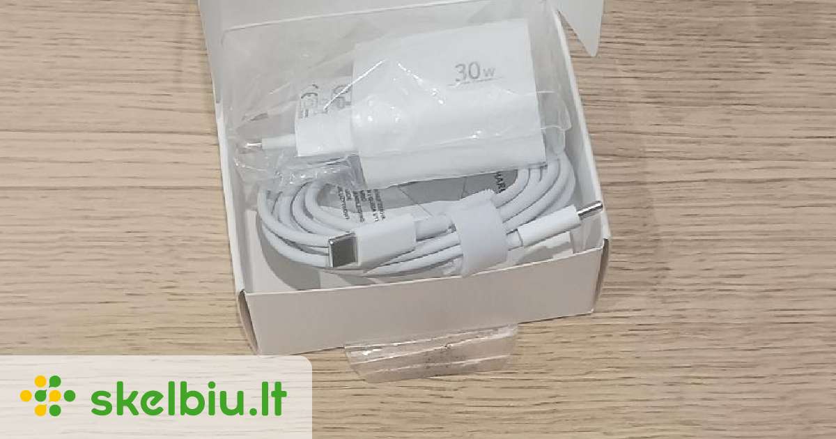 Pakrovėjas su C jungties laidu - Skelbiu.lt