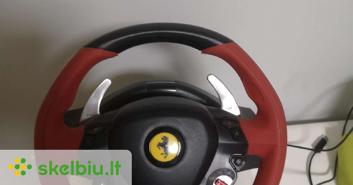 Žaidimų vairas Thrustmaster Ferrari 458 Spider - Skelbiu.lt