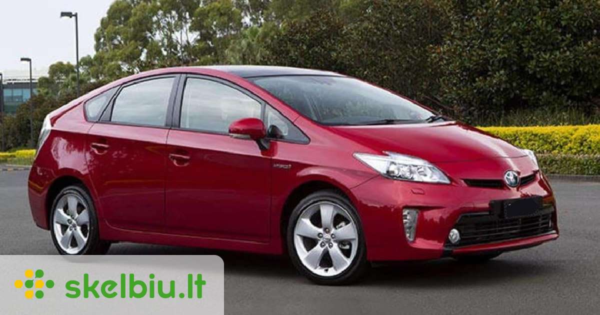 Automobilių nuoma nuo 15€. Turime toyota prius - Skelbiu.lt
