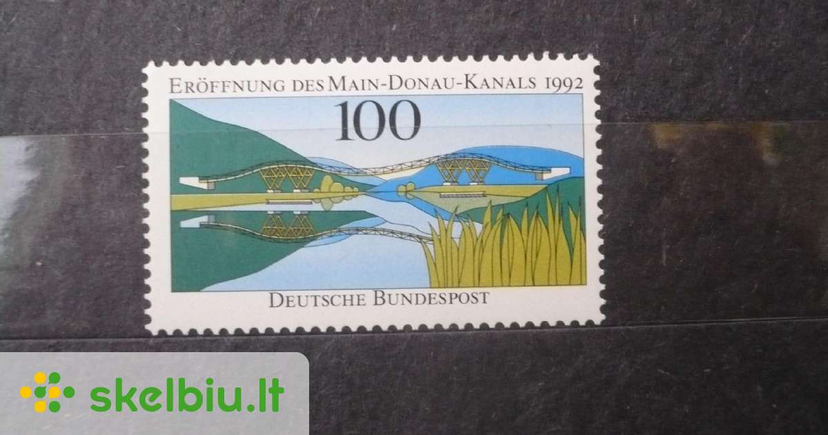 1992 m. Pagrindinio Dunojaus kanalo atidarymas Mhn - Skelbiu.lt