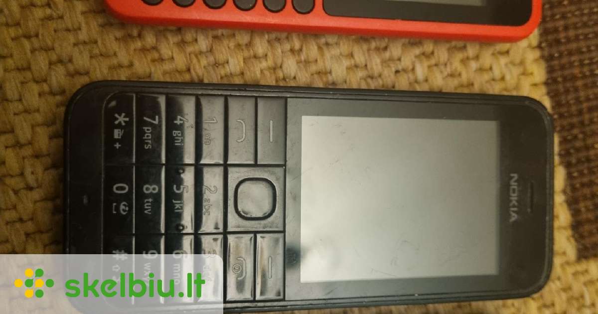 Nokia mygtukinis telefonas.su pakroveju ir ausinem - Skelbiu.lt