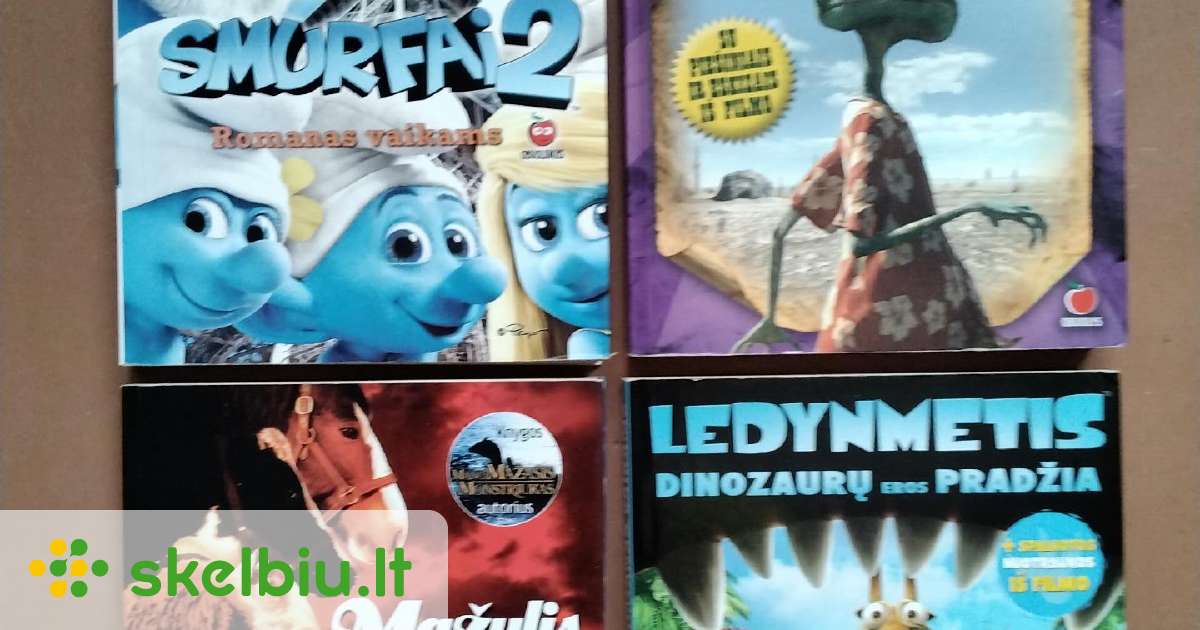 Paršelio kelionė, Ledynmetis, Smurfai2, Rango - Skelbiu.lt
