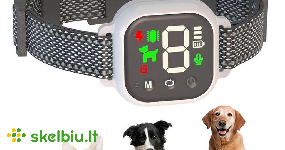 Antkaklis nuo lojimo kaukimo šuniui šuns - Skelbiu.lt