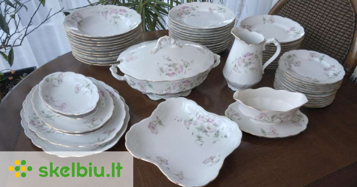 Pietų servizas 12 asmenų (58 dalys) - Skelbiu.lt