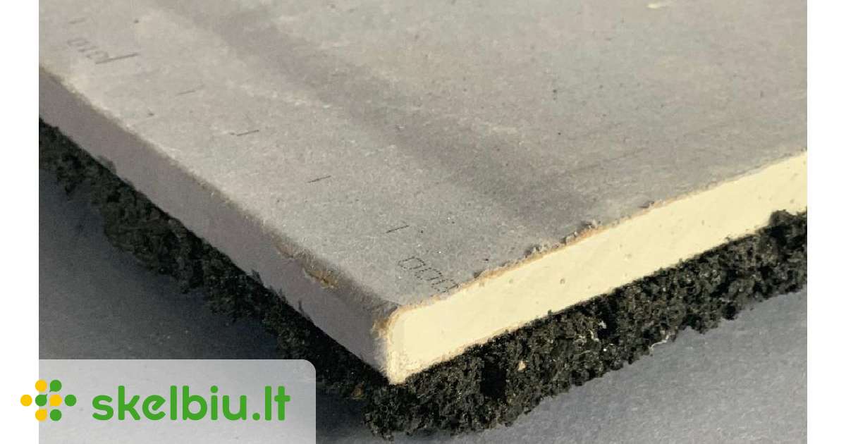 Garso izoliacinė plokštė Sw-12, kompozitas Gkp+gum - Skelbiu.lt