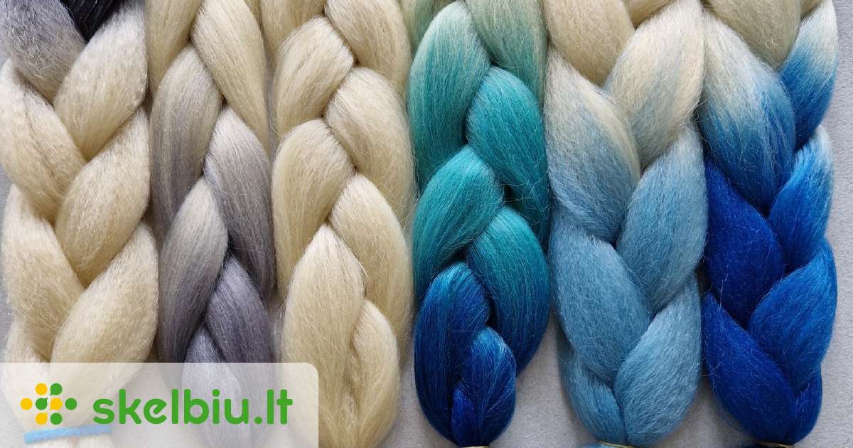 Kanekolon-pluoštai. Afro garbanos - Skelbiu.lt