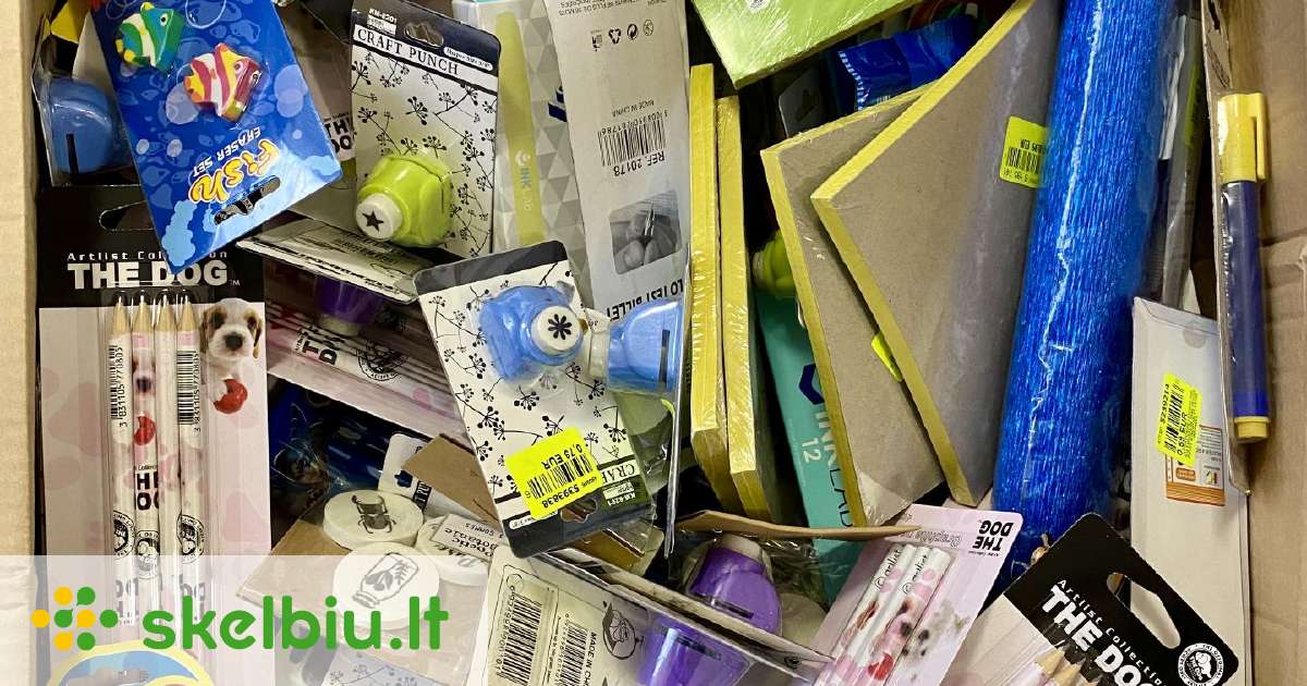 Kanceliarinės prekės dežėse - Skelbiu.lt
