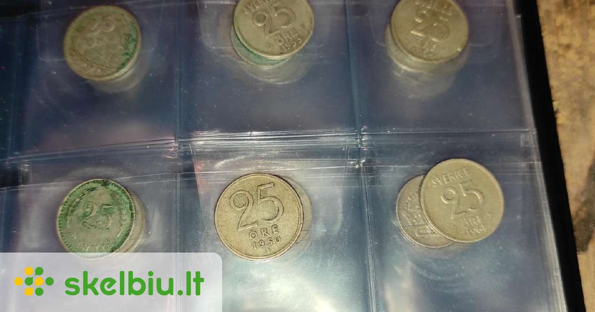 Senos sidabrinės skandinaviškos monetos - Skelbiu.lt