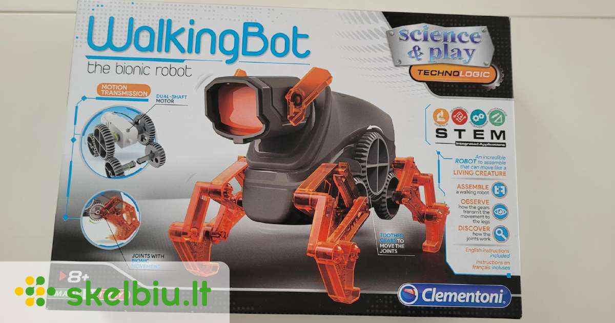 Clementoni walking bot šuo robotas - Skelbiu.lt