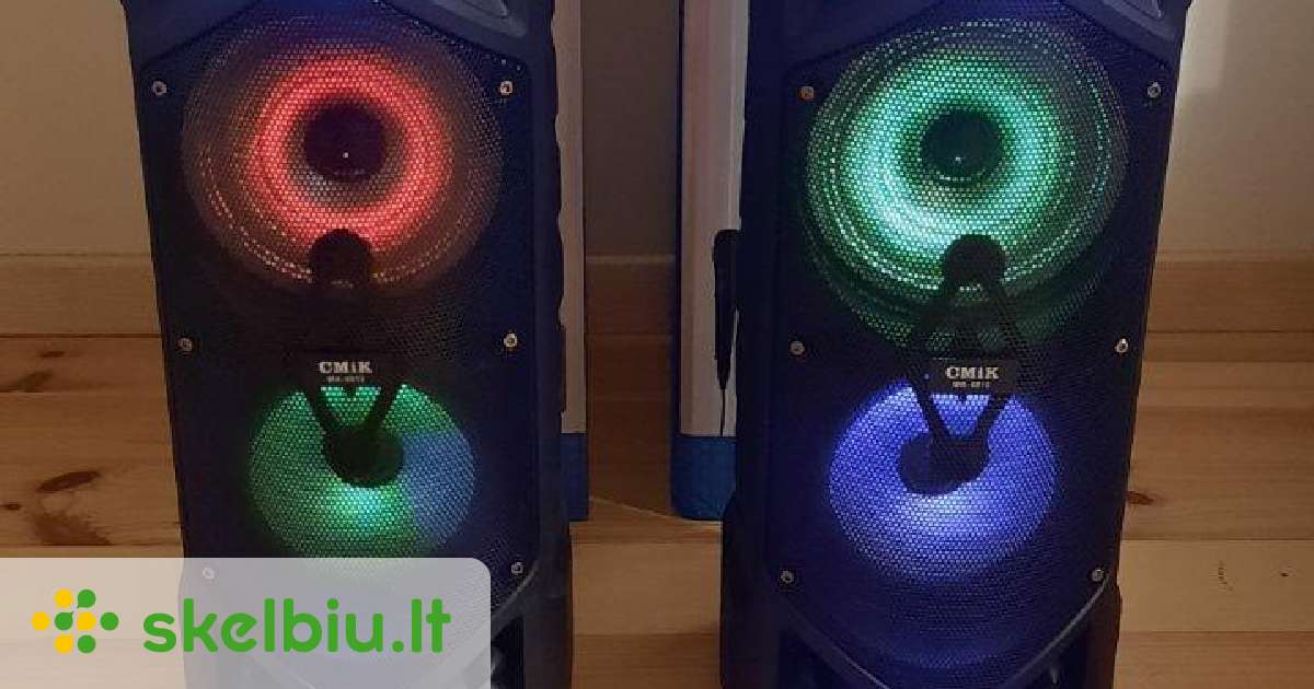 Party Box (c-mic) Bluetooth kolonėlės su mikrofonu - Skelbiu.lt