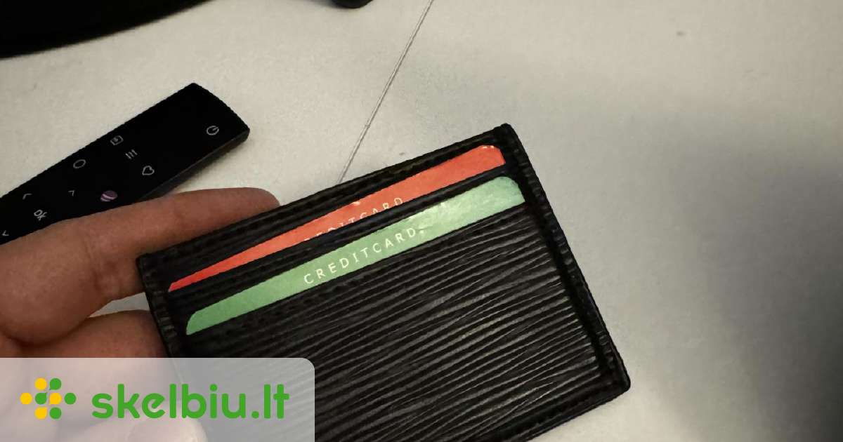 Vyriška piniginė (kortelių piniginė) - Skelbiu.lt