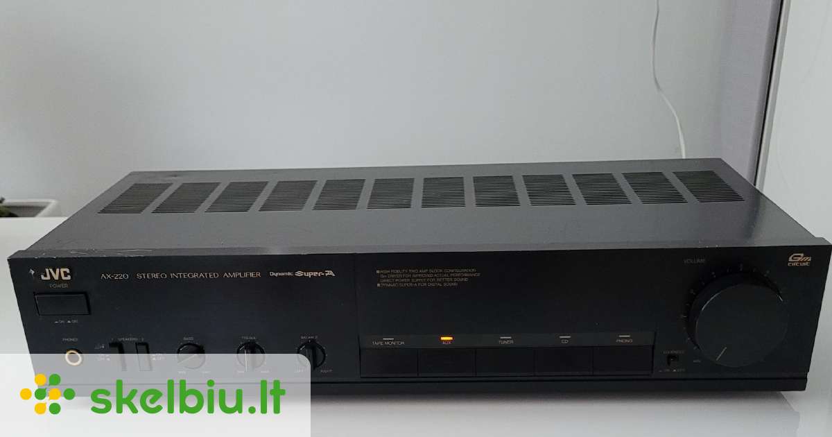 JVC Ax-220bk stereo stiprintuvas. - Skelbiu.lt