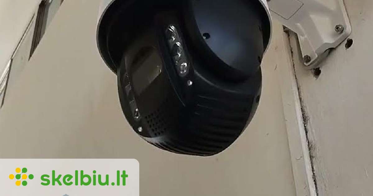 Vaizdo stebėjimo kamerų montavimas įrengimas - Skelbiu.lt