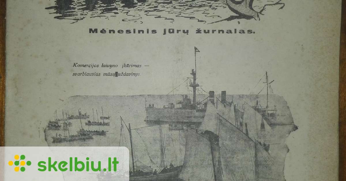Inkaras 1928 m. kolekcinis jūrų žurnalas - Skelbiu.lt