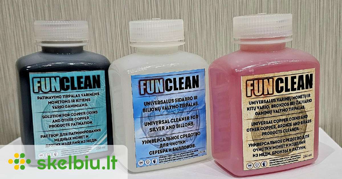 Monetų valymo priemonės. - Skelbiu.lt