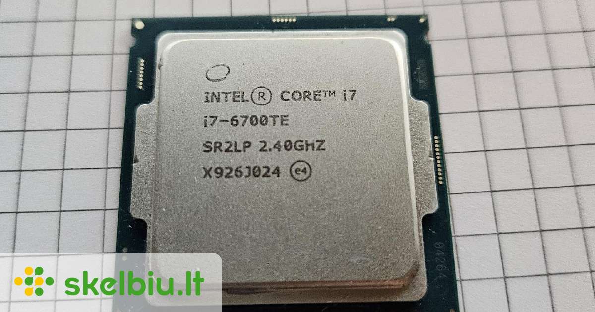 1151 procesorius i7-6700te - 63€ su PVM - Skelbiu.lt