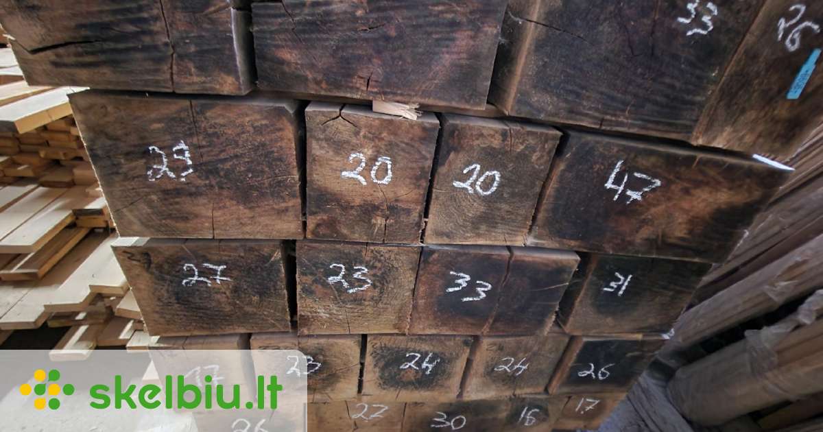 Azuoliniai balkiai/brusai - Skelbiu.lt