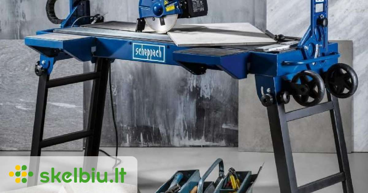 Plytelių pjovimo staklės Scheppach Fs-3600 - Skelbiu.lt