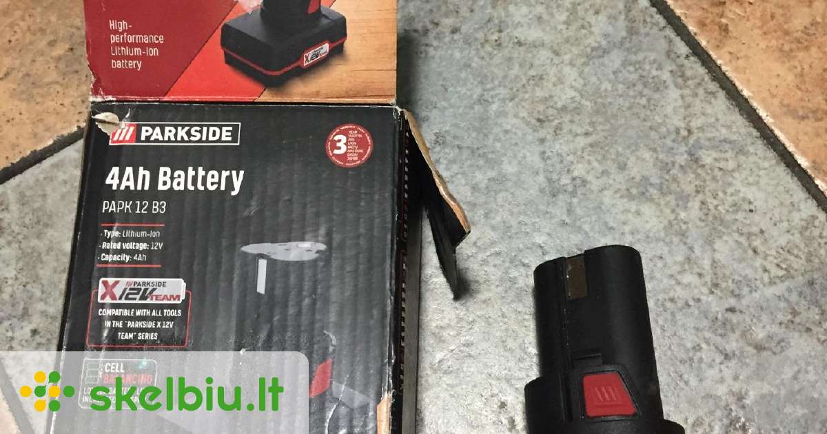 Parkside akumuliatorius - Skelbiu.lt