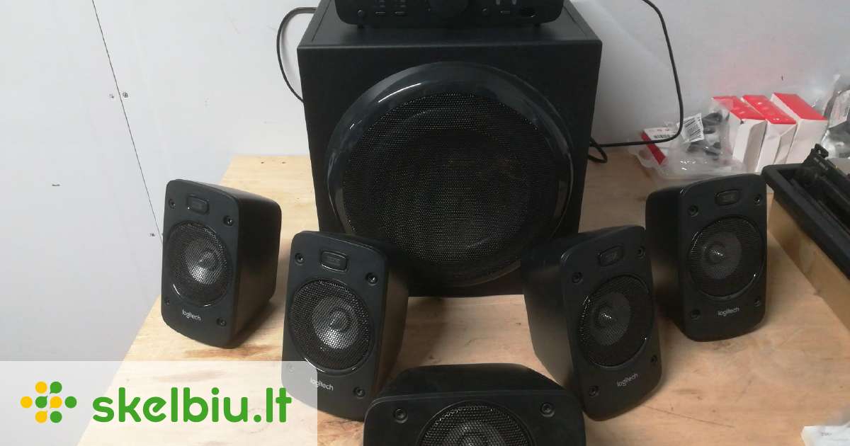 Logitech Z906 Thx 1000w komplektas - Skelbiu.lt