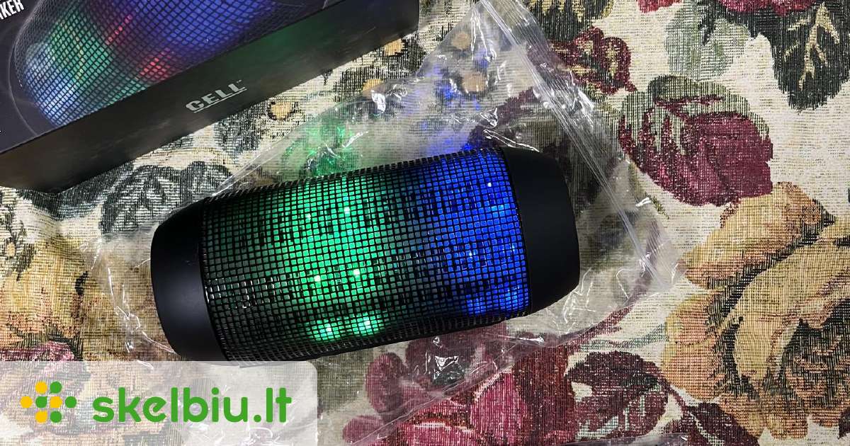 Garso Kolonėlė / Rgb / Radio / aux / bluetooth / - Skelbiu.lt