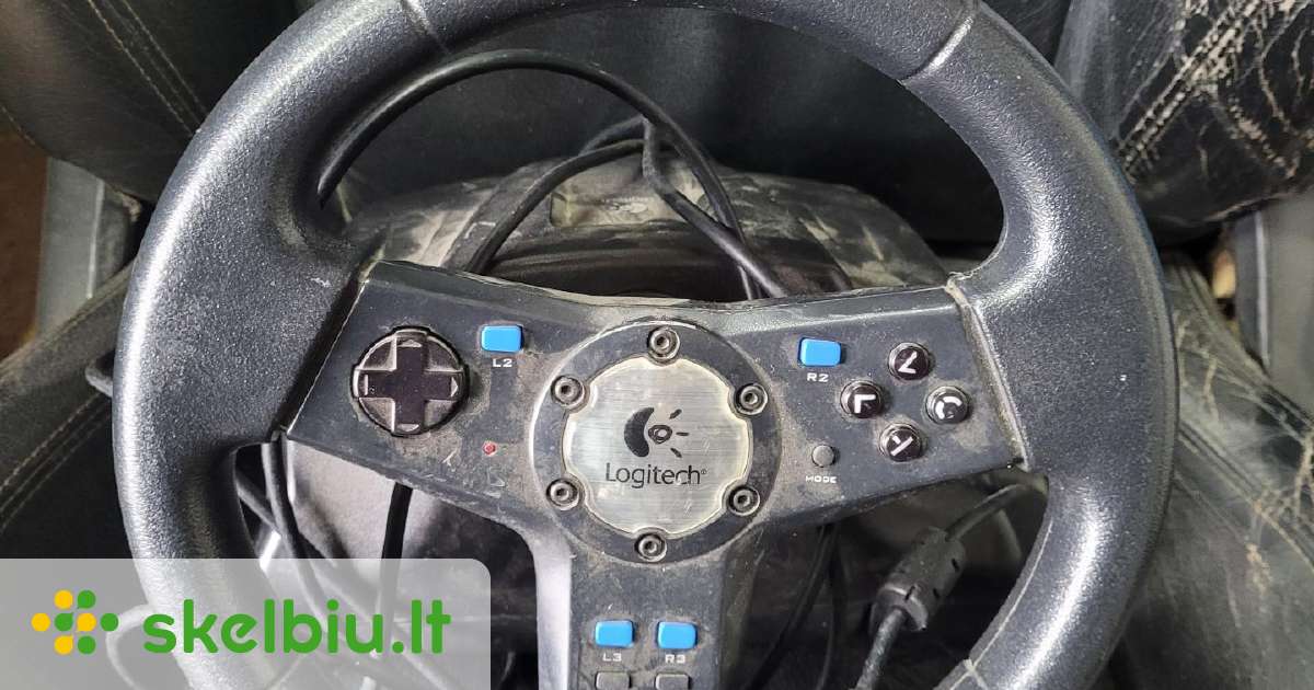 Logitech Rally Vibration Feedback Ps2 vairas - Skelbiu.lt