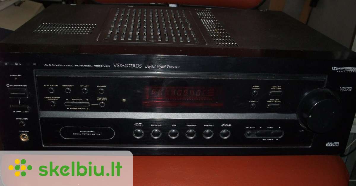 Resyveris Pioneer Vsx- 407rds - Skelbiu.lt
