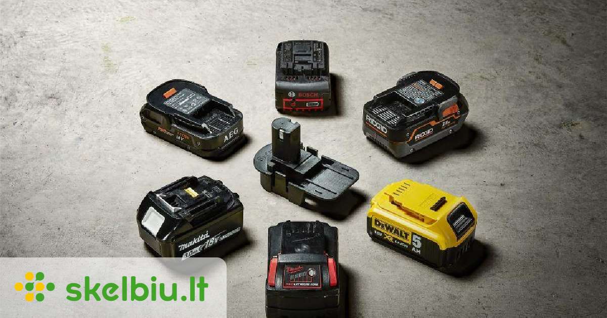 Akumuliatorių remontas: visų rūšių įrankiams - Skelbiu.lt