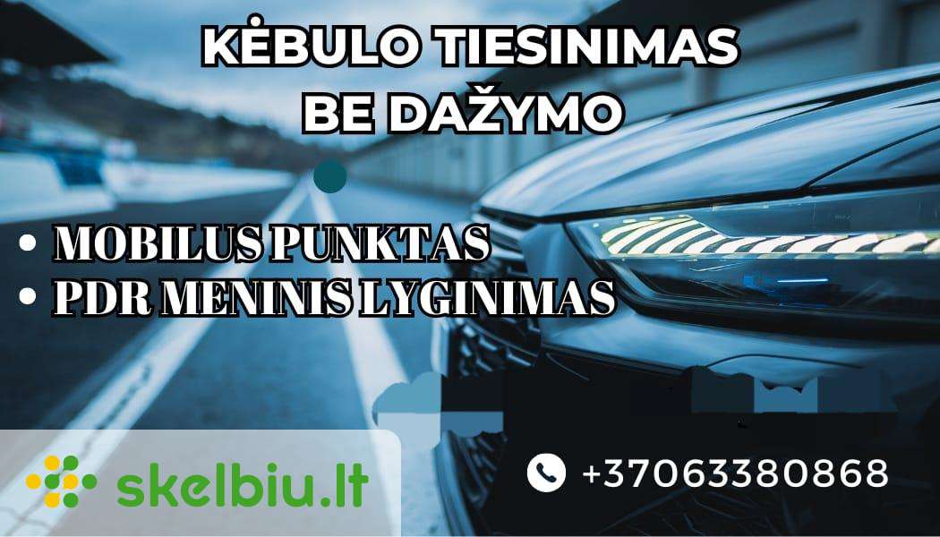 Meninis lyginimas, tiesinimas be dažymo - Skelbiu.lt