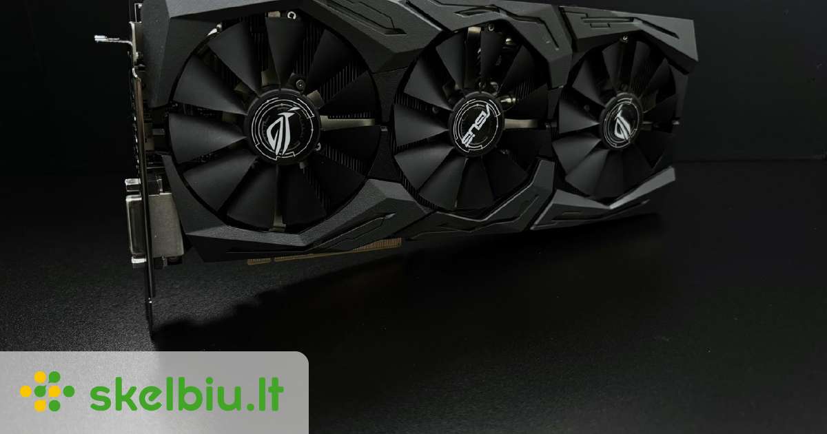 Asus Geforce Gtx 1060 6gb Rog Strix 6 M Garantija - Skelbiu.lt