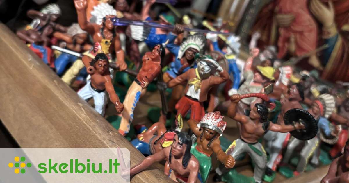 Kareivėliai - indėnai , kaubojai - Skelbiu.lt
