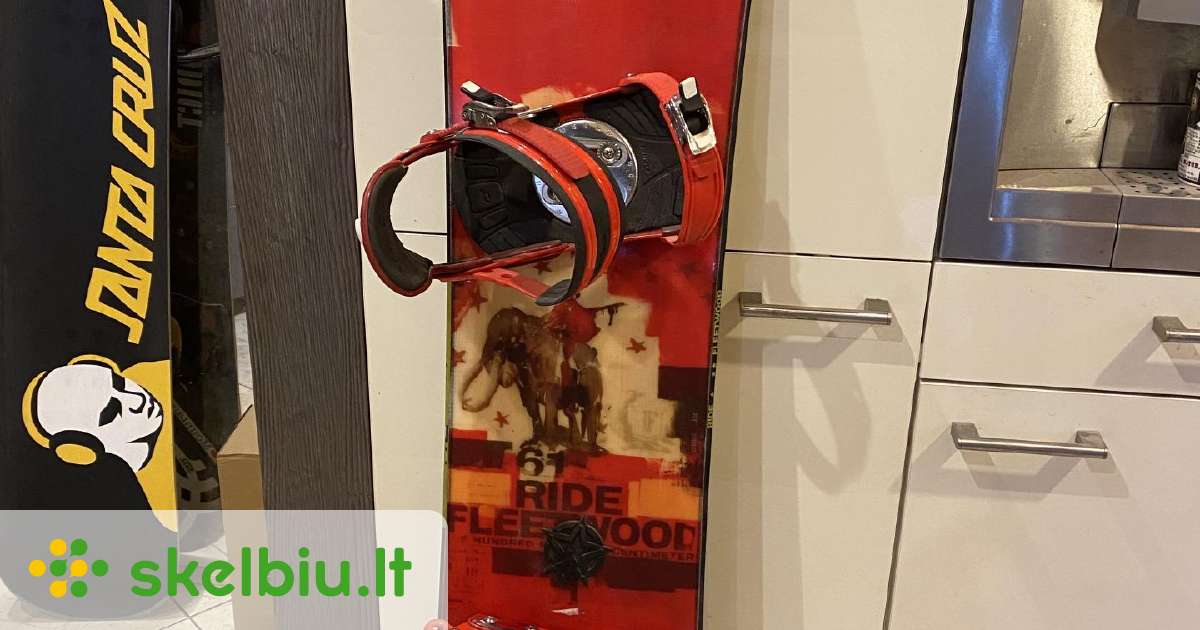 Ride fleetwood 161 snieglentė + Ride.ls apkaustai - Skelbiu.lt