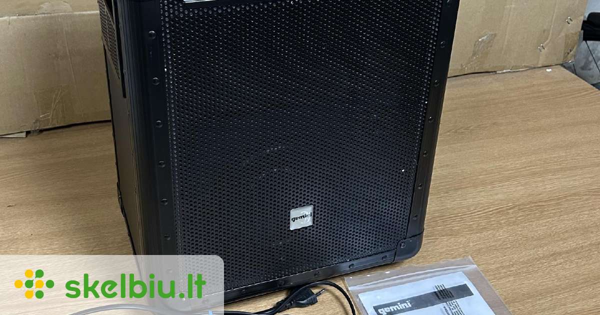 Gemini Ms-pod kolonėlė + iPod - Skelbiu.lt