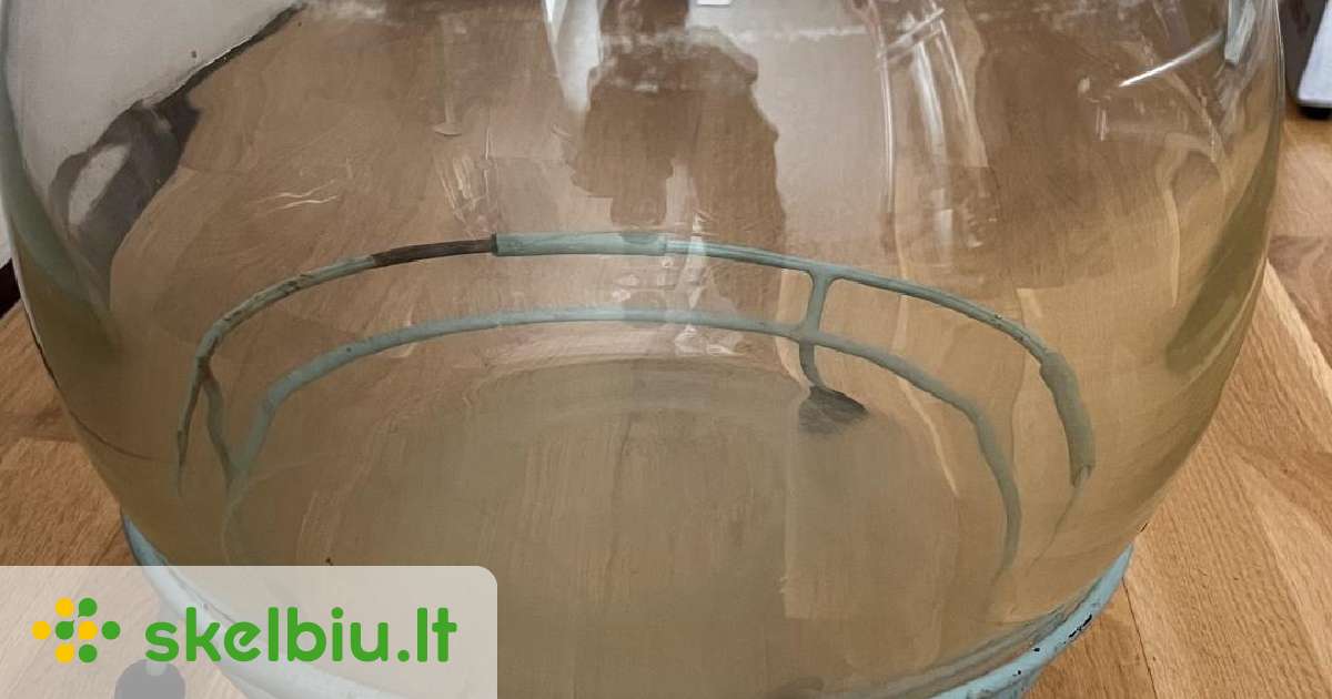 Apvalus akvariumas ~20 L - Skelbiu.lt