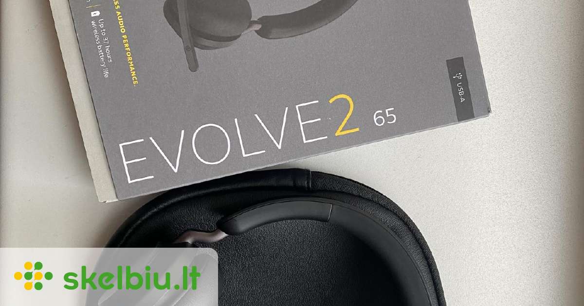 Jabra evolve2 65 belaides ausines - Skelbiu.lt