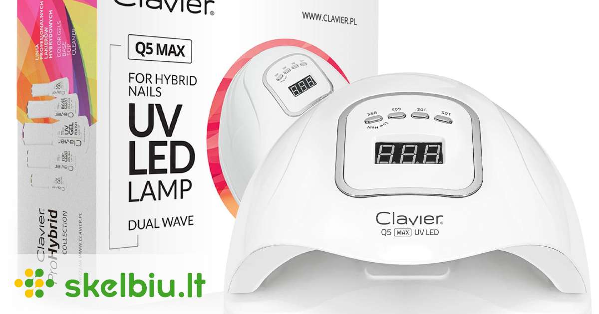 80w Uv LED lempa nagams Clavier Q5 Max - Skelbiu.lt