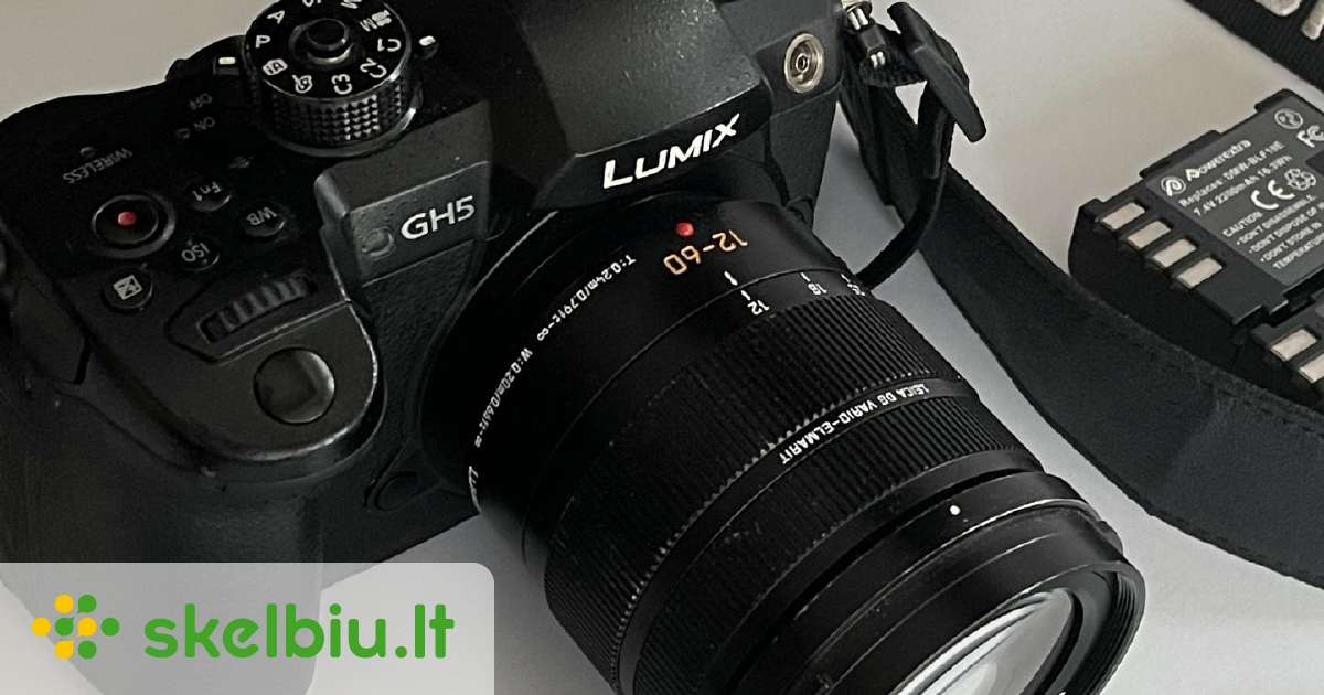 Panasonic Lumix Gh5 + Leica 12-60 f/2.8-4.0 - Skelbiu.lt
