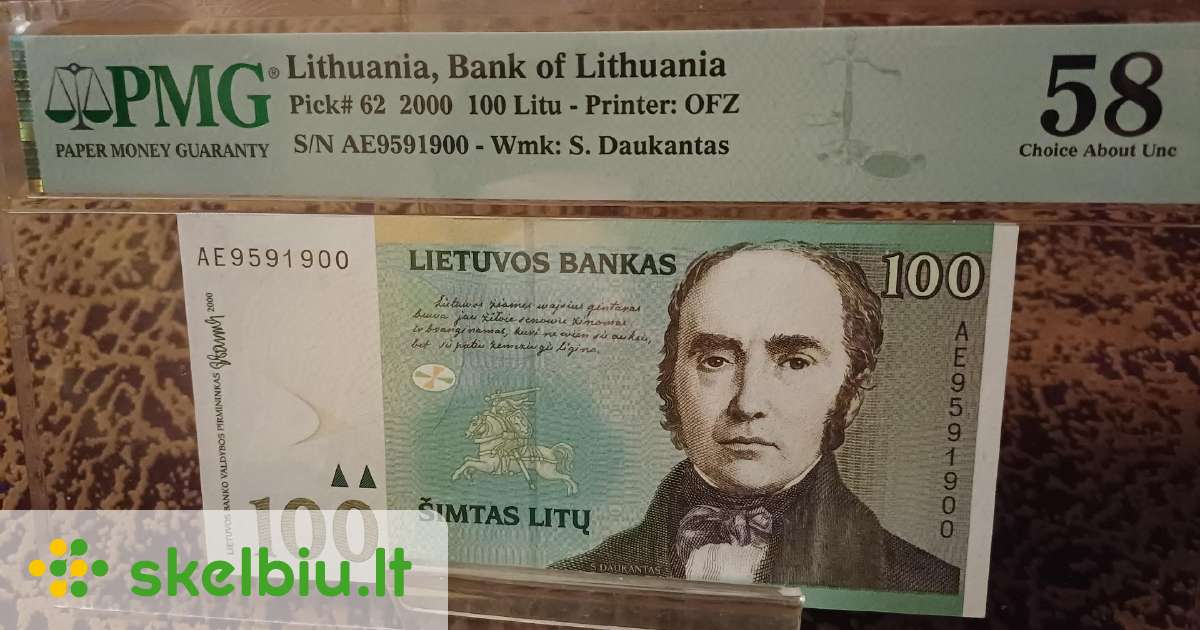 100 litu-2000m.-pmg 58 - Skelbiu.lt
