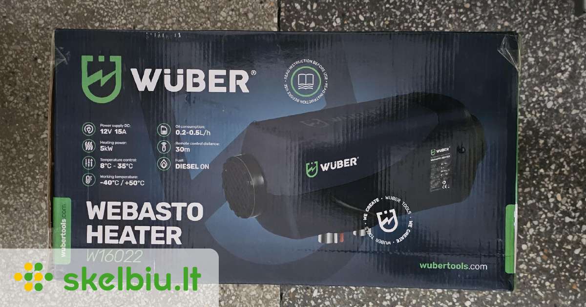 Dyzelinis šildytuvas Webasto 12v /24v 220v - Skelbiu.lt