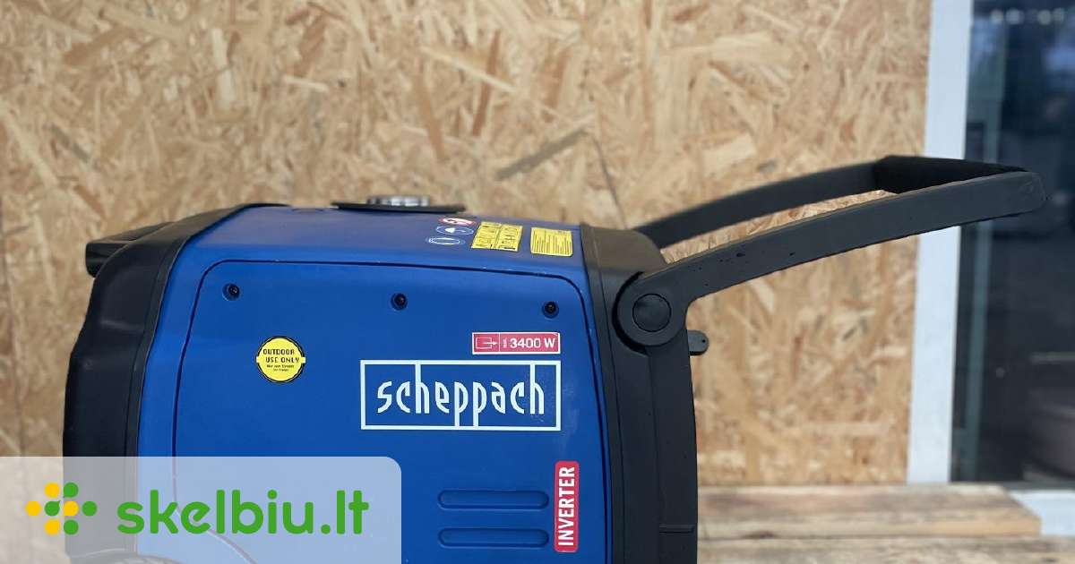 Inverterinis generatorius, Scheppach Sg3400i 230v - Skelbiu.lt