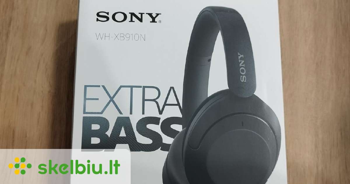 Sony Wh-xb910n Extra Bass belaidės ausinės - Skelbiu.lt